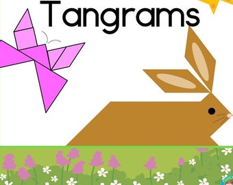 Christmas Tangram Puzzles Printable Tangrams 2D Shapes Math Center - Etsy