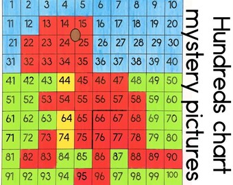 Ocean Animals 100s Chart Hundreds Charts 100 Chart Mystery Pictures - Etsy