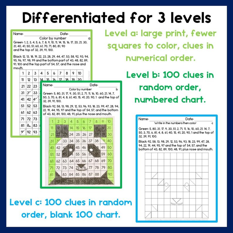 Bears 100s Chart | Hundreds Charts Panda Polar Brown and Black Bears - Etsy