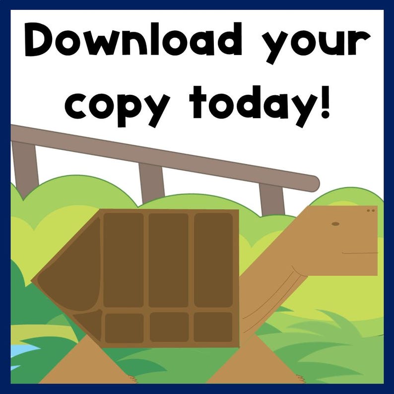Zoo Animal Tangram Puzzles 2D Shapes Math Center - Etsy