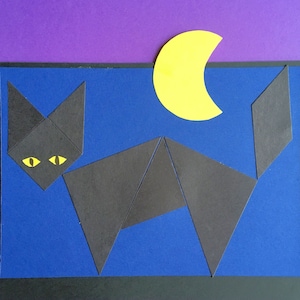 Halloween Tangram Puzzles | 2D Shapes Center | Hands on Math Tangrams ...