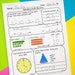Math Spiral Review Daily Worksheets Morning Work Homework Month 5 ...
