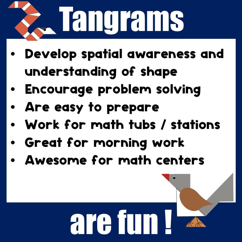 Pet Tangram Puzzles Printable | 2D Shapes Math Center | Tangrams - Etsy