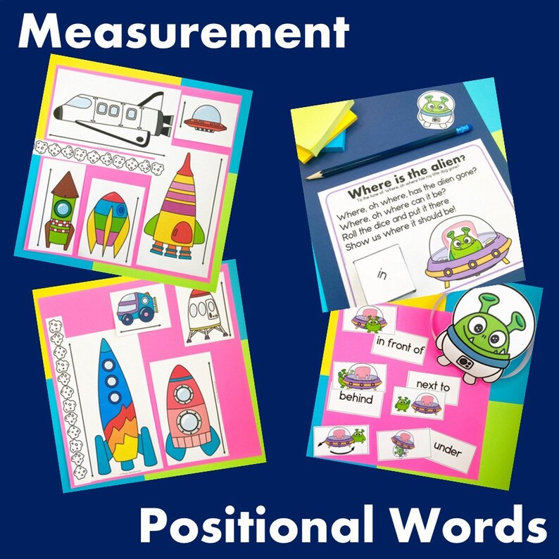 Space Math | Outer Space Activities Number Measurement Shape Adding ...