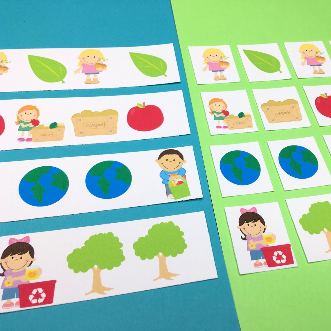 Earth Day | Conservation Math Center With AB, ABC, & ABB Patterns - Etsy