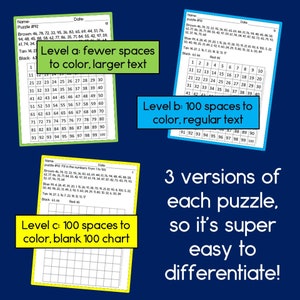 Winter Holidays | Christmas 100s Chart | Hundreds Chart | 100 Charts - Etsy