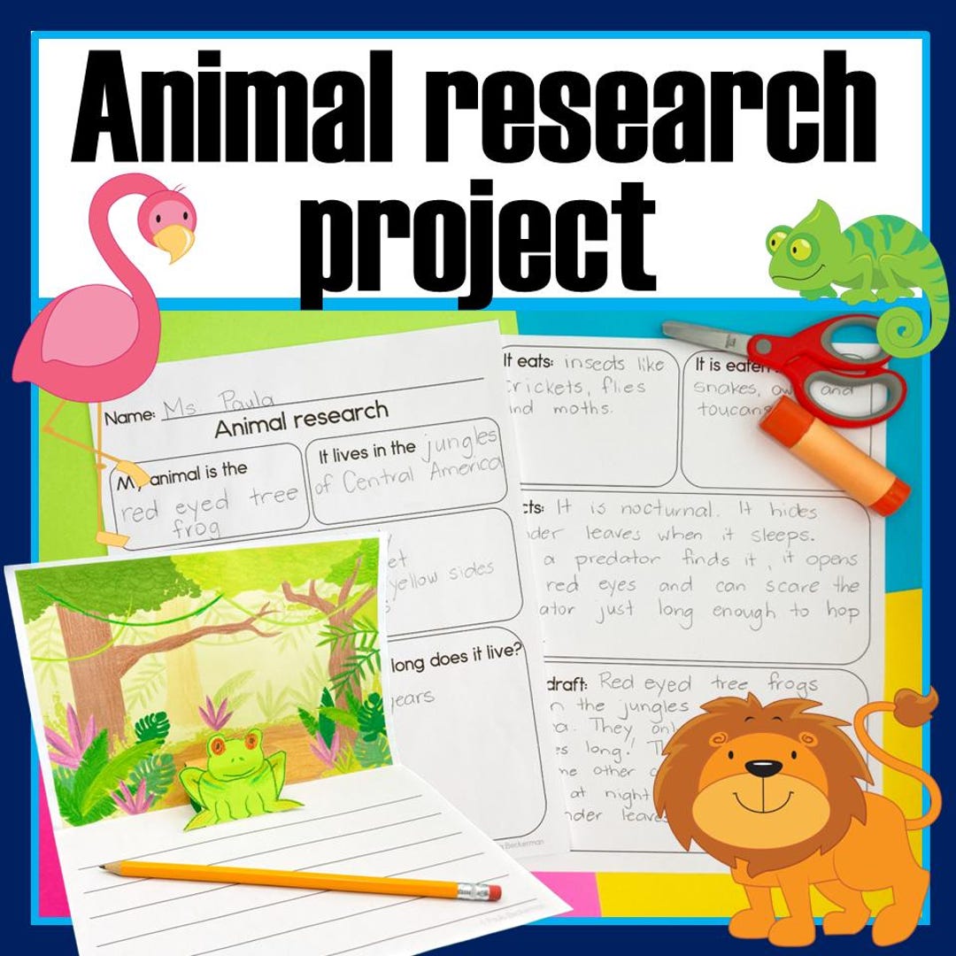 Animal Research Project: Habitat Diorama & Report (digital Download) - Etsy