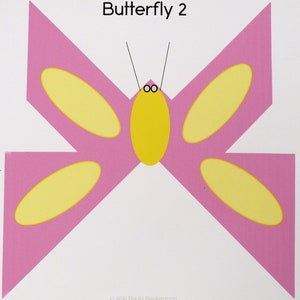 Spring Printable Tangram Puzzles Congruent 2D Shapes Math Center and ...