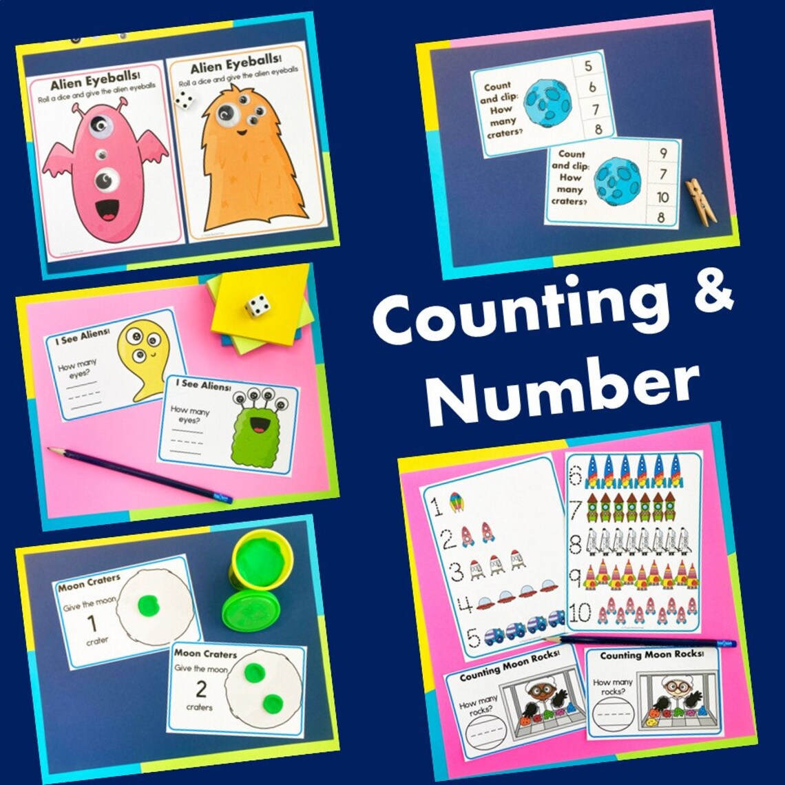Space Math Outer Space Activities Number Measurement Shape Adding More ...