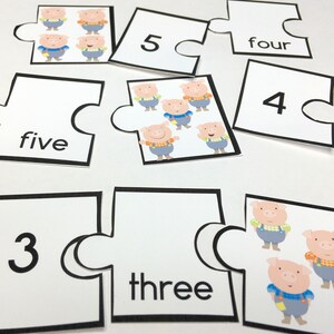 Fairy Tale Math Centers for Preschool Kindergarten | Numbers Counting ...