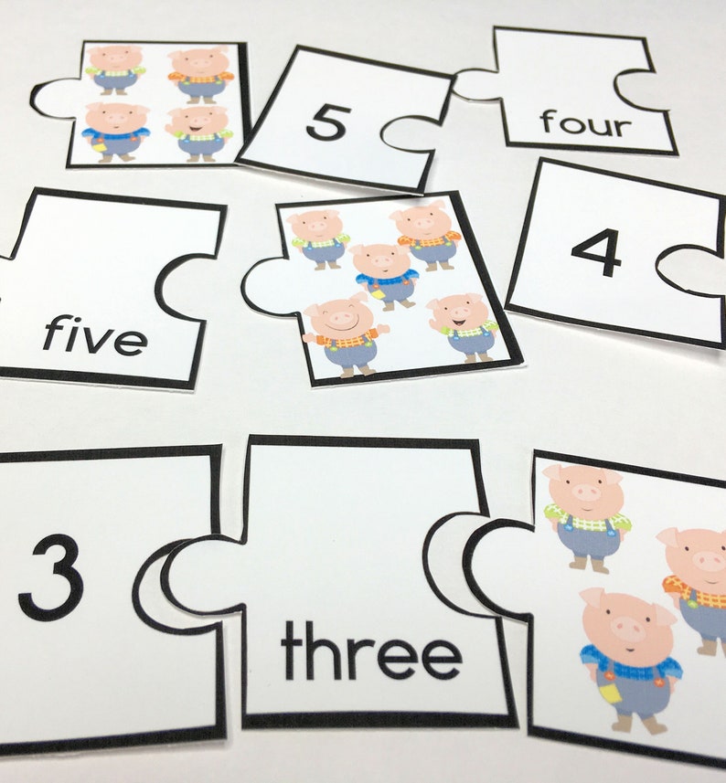 Fairy Tale Math Centers for Preschool Kindergarten Numbers Counting ...