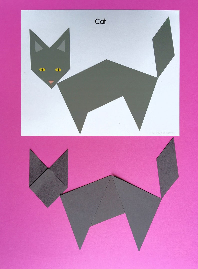 Halloween Tangram Puzzles | 2D Shapes Center | Hands on Math Tangrams ...