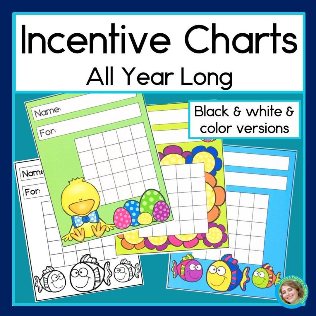 Incentive Charts All Year Long | April Spring May Flowers Summer Ocean ...