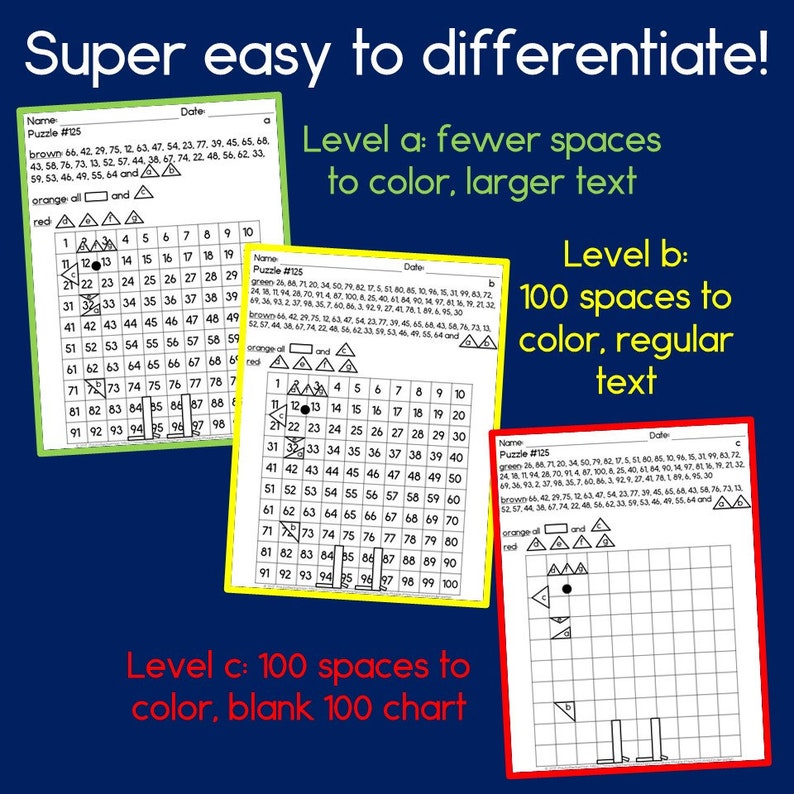 Farm Animals 100s Chart | Hundreds Charts | 100 Chart Mystery Pictures ...