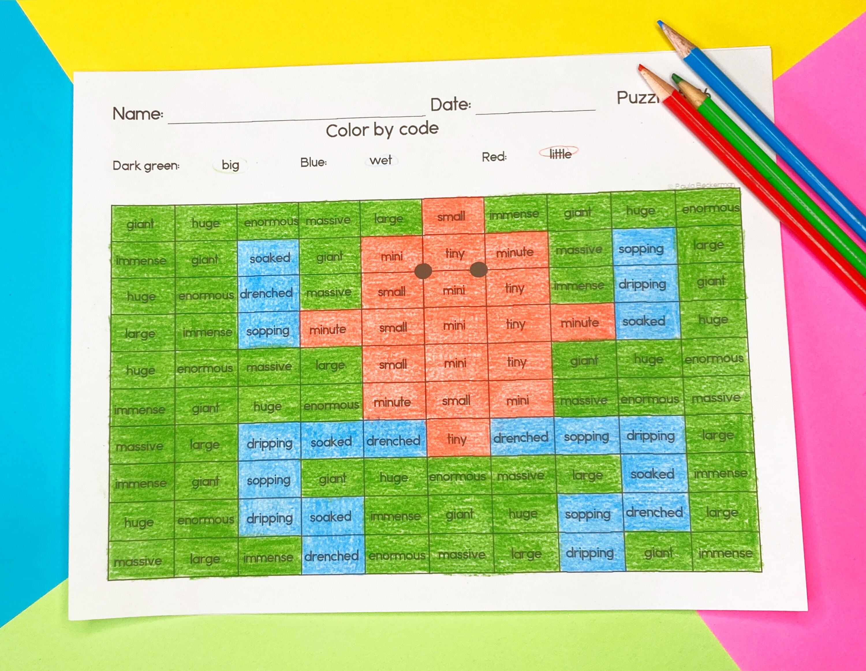 Editable Programmable Rain Forest Color by Code Mystery Pictures - Etsy