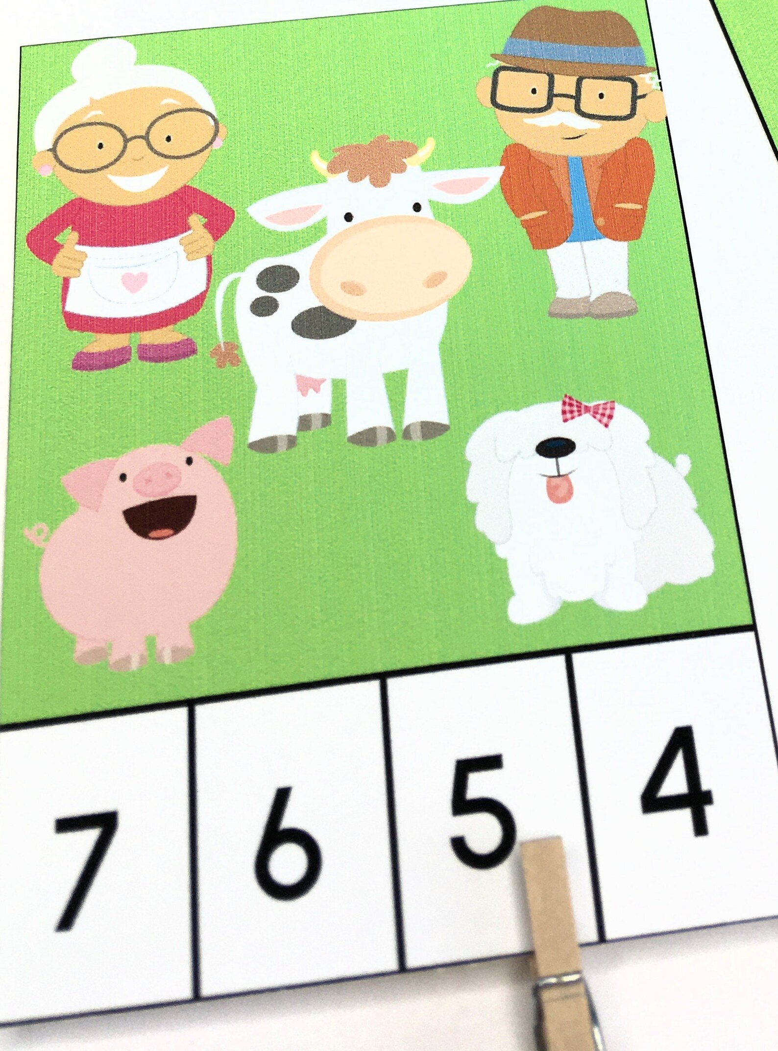 Fairy Tale Math Centers for Preschool Kindergarten Numbers Counting ...