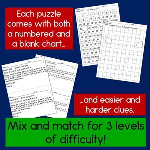 Christmas | Winter Holidays 120s Chart Mystery Pictures 120 Charts Math ...