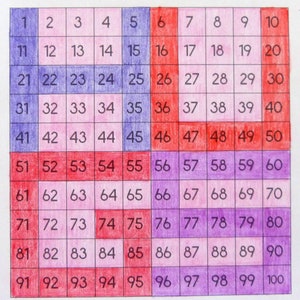 Valentines Day 100s Charts | Hundreds Chart | 100 Chart Mystery ...