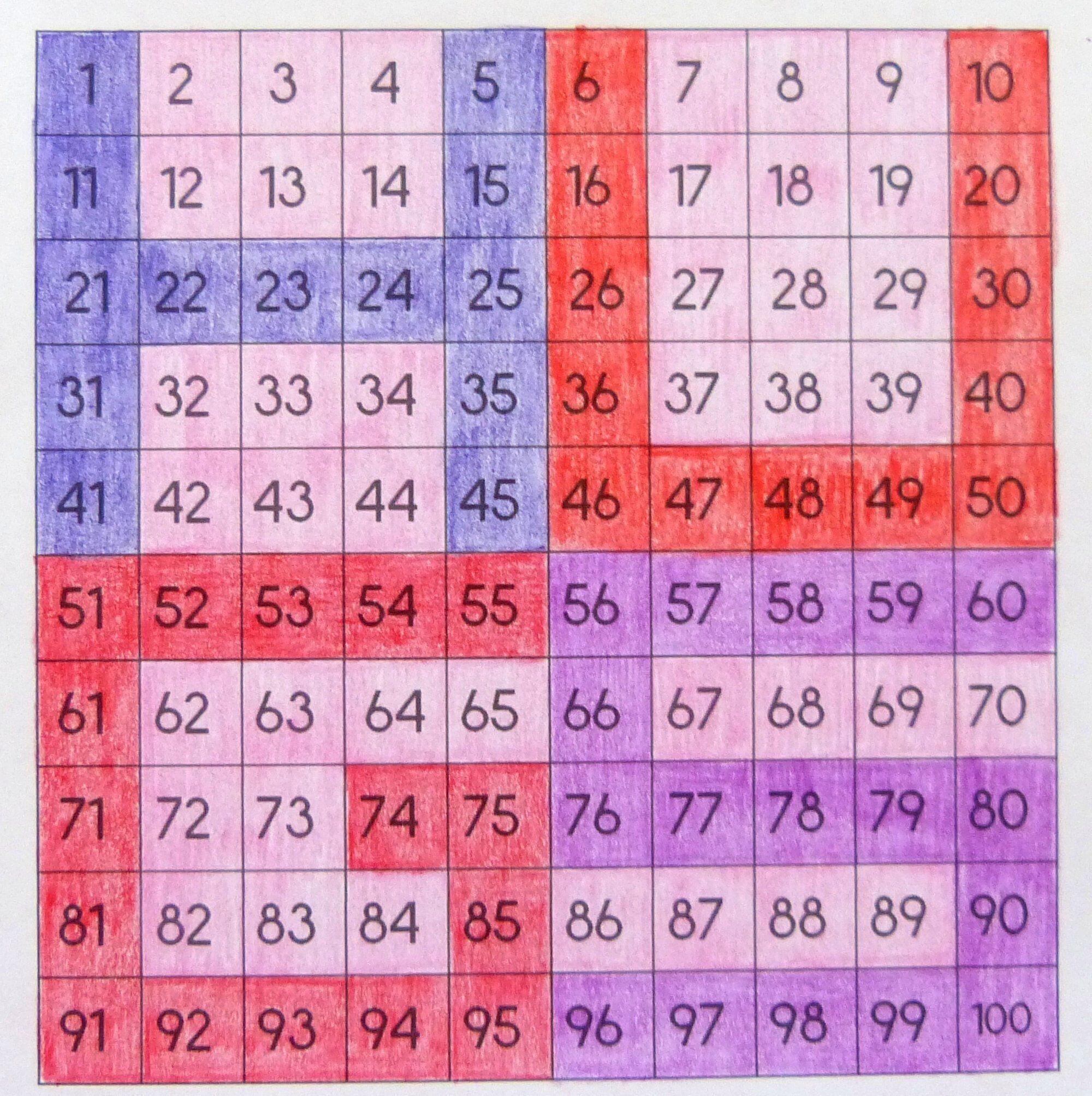 Valentines Day 100s Charts | Hundreds Chart | 100 Chart Mystery ...