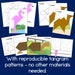 Zoo Animal Tangram Puzzles 2D Shapes Math Center - Etsy