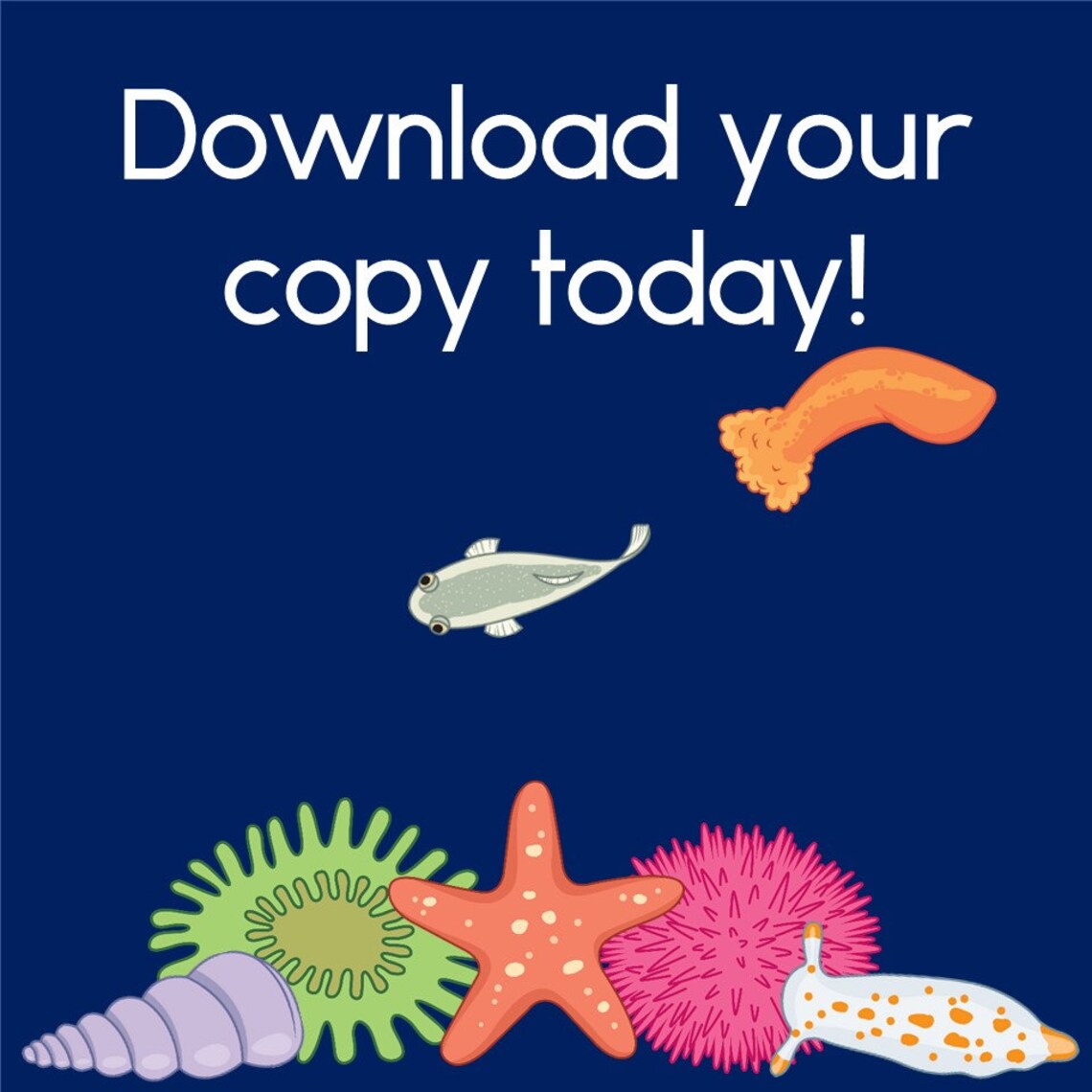 Tide Pool Math Logic Puzzles Process of Elimination With Ocean Animals ...