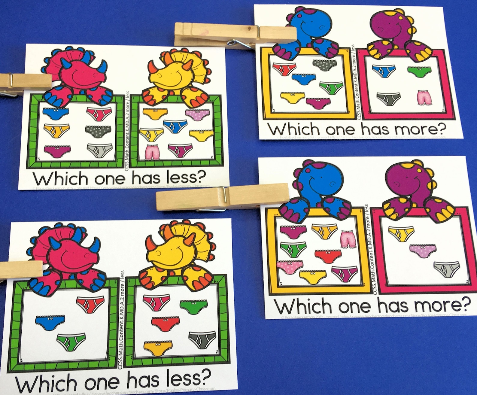 Underpants Math | Underwear Math | Number Pattern Sorting and Addition ...