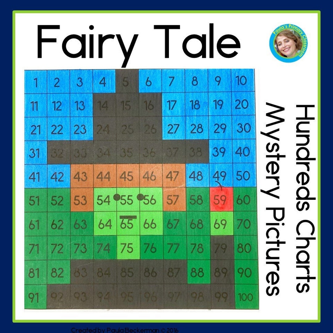 Fairy Tale 100s Charts Hundreds Chart 100 Chart Mystery Pictures Math ...