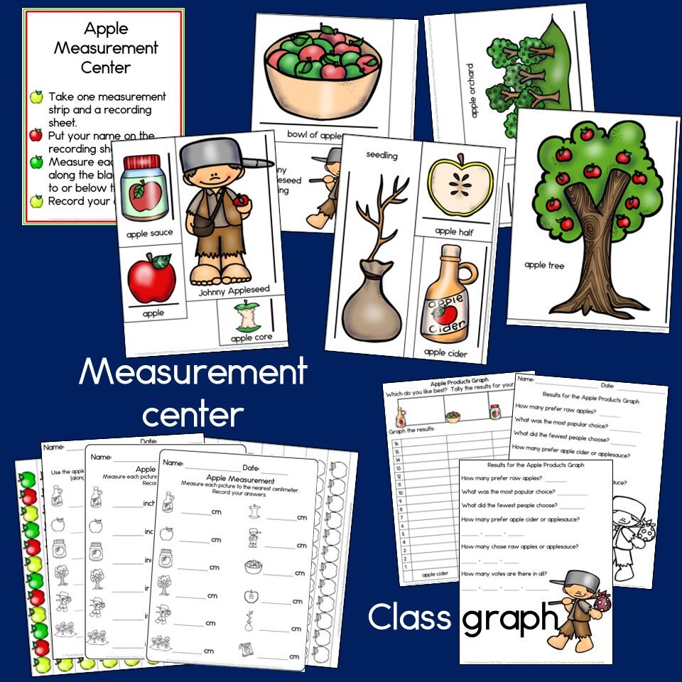 Apples | STEM Activities | Book, Measurement, Graph, Taste Test ...
