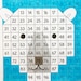 Bears 100s Chart | Hundreds Charts Panda Polar Brown and Black Bears - Etsy