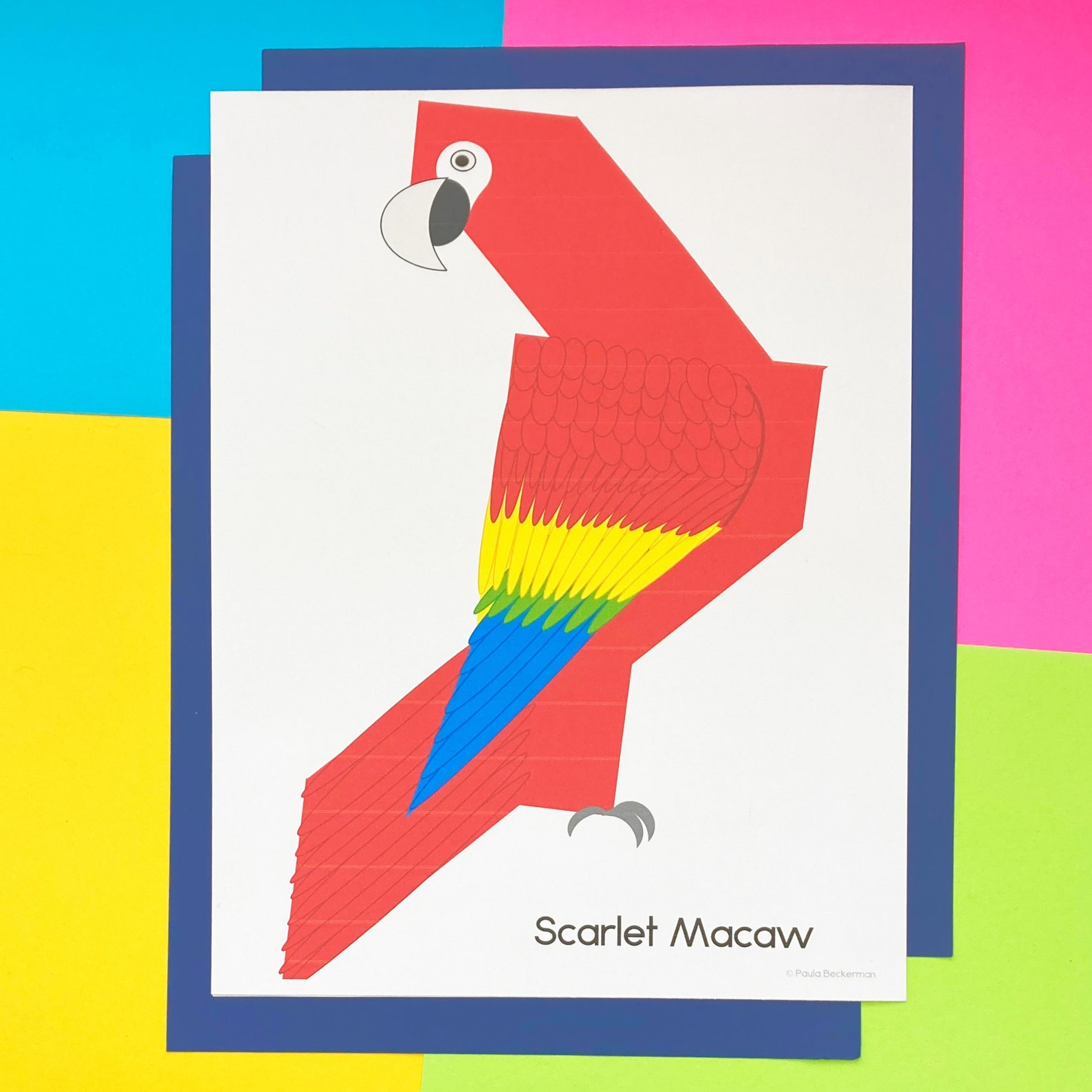 Rain Forest Animals Tangram Puzzles Printable 2D Shapes Math Center ...