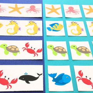 Ocean Animal Patterns Math Center With AB ABC and ABB Patterns - Etsy