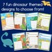 Incentive Charts Dinosaur Theme | Color and Blackline - Etsy