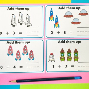 Space Math | Outer Space Activities Number Measurement Shape Adding ...