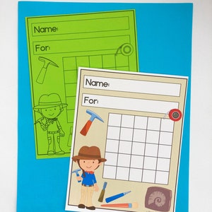 Incentive Charts Dinosaur Theme | Color and Blackline - Etsy