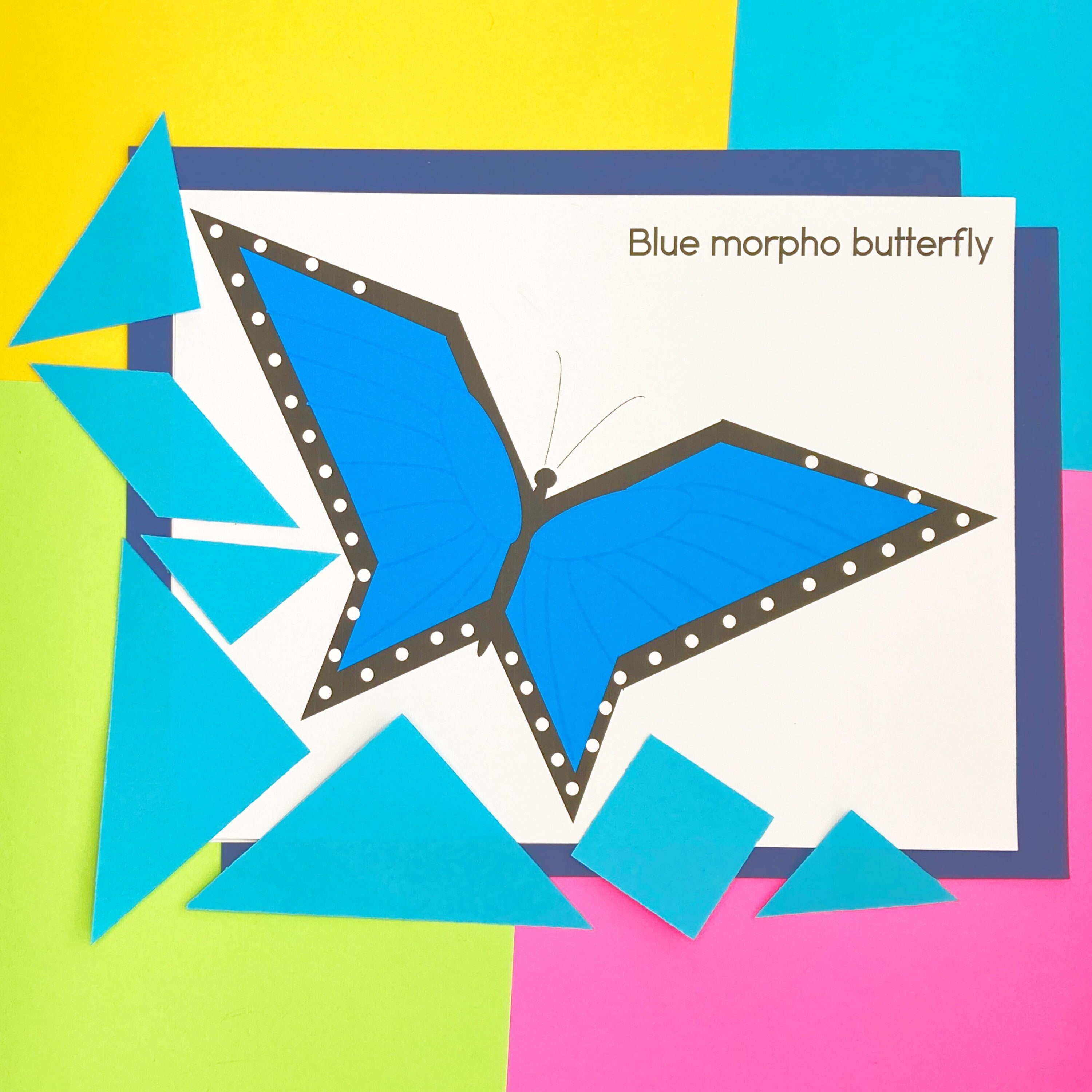 Rain Forest Animals Tangram Puzzles Printable | 2D Shapes Math Center ...