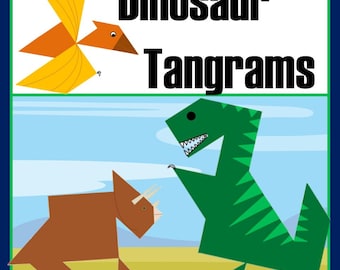 Ocean Tangram Puzzles Printable | 2D Shapes Math Center | Tangrams - Etsy