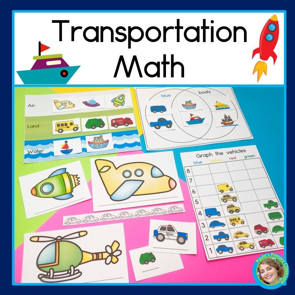 Transportation Math | Graphing Sorting Venn Diagrams and Nonstandard ...