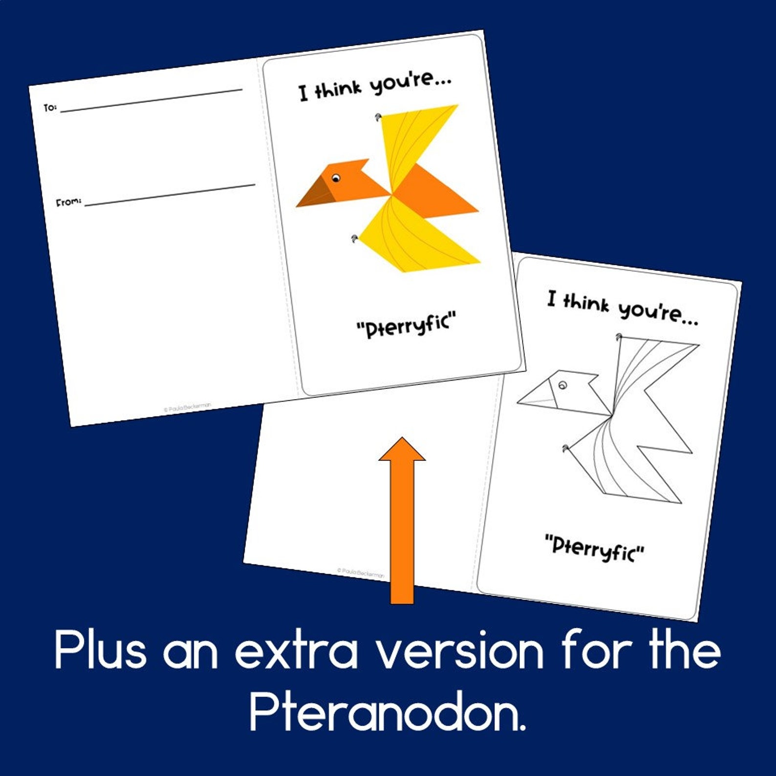 Valentines Day Cards for Students Printable Dinosaur Tangram Puzzles ...