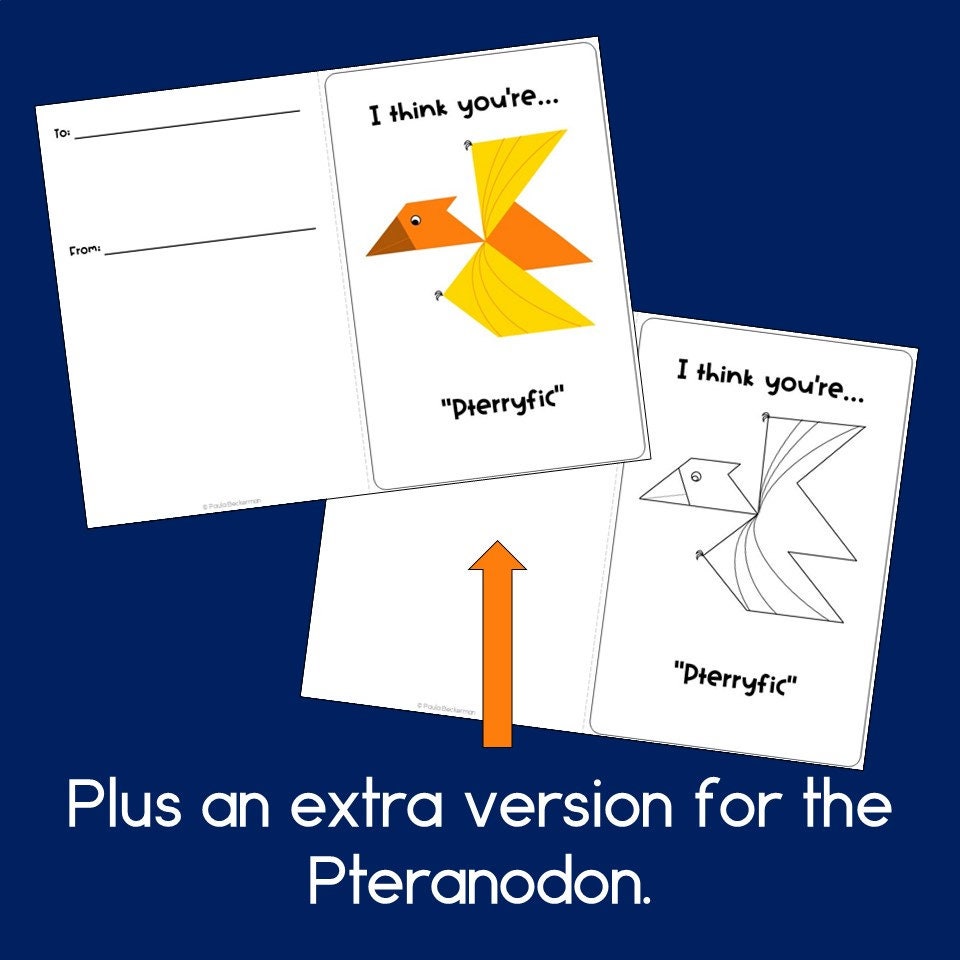 Valentines Day Cards for Students Printable Dinosaur Tangram Puzzles ...