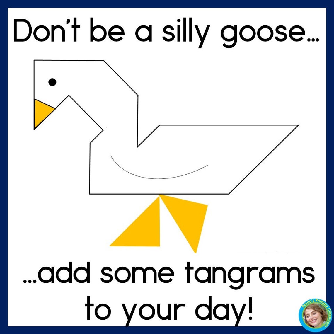 Farm Tangram Puzzles 2D Shapes Math Center Printable Tangrams - Etsy