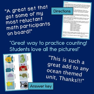 Ocean Animals 100s Chart Hundreds Charts 100 Chart Mystery Pictures - Etsy