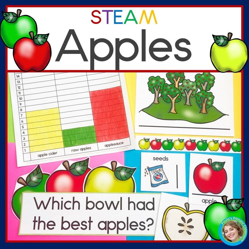 Apples | STEM Activities | Book, Measurement, Graph, Taste Test ...
