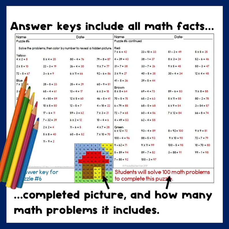 100s Chart | Hundreds Charts | 100 Chart Addition Subtraction ...