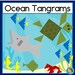 Ocean Tangram Puzzles Printable 2D Shapes Math Center - Etsy