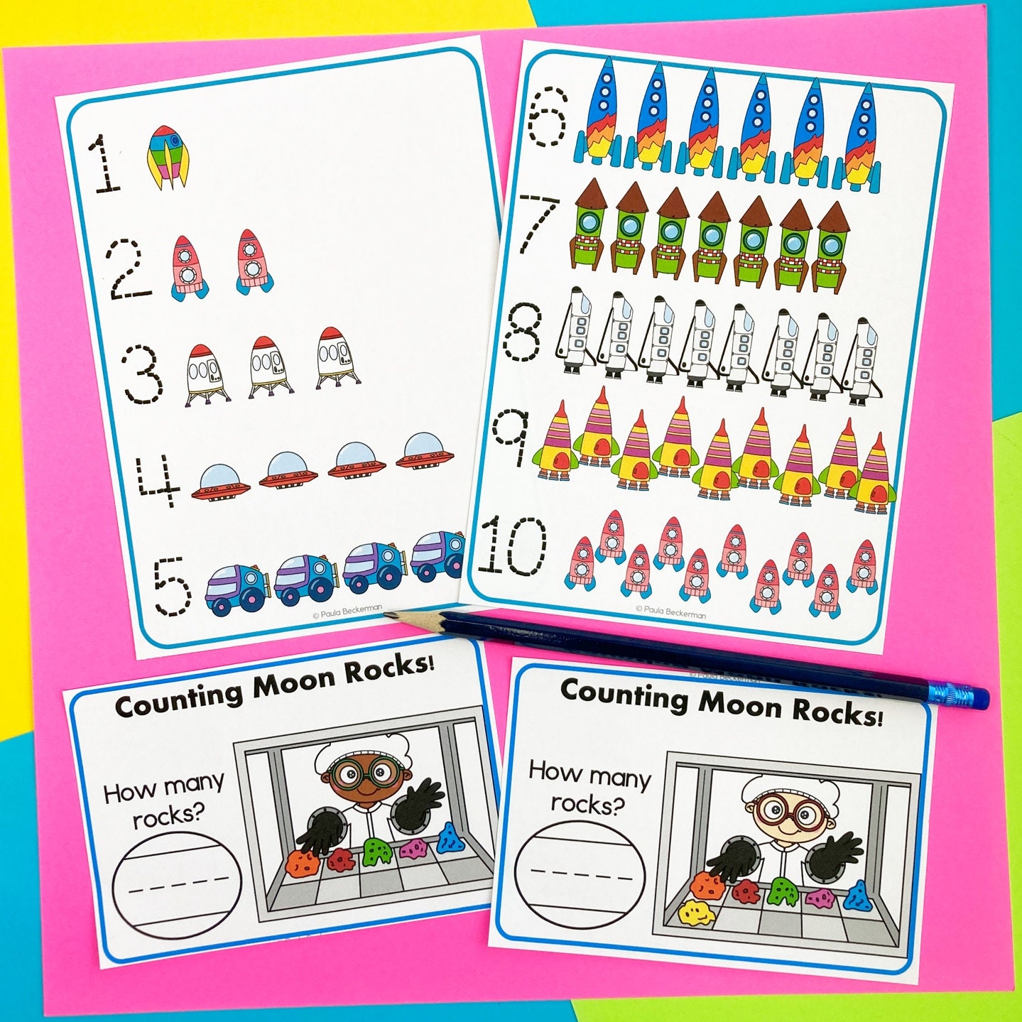 Space Math Outer Space Activities Number Measurement Shape Adding More ...