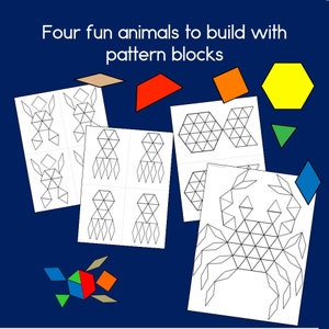 Ocean Pattern Block Mats | 2D Shape Puzzles | Problem Solving Critical ...