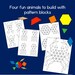 Ocean Pattern Block Mats | 2D Shape Puzzles | Problem Solving Critical ...