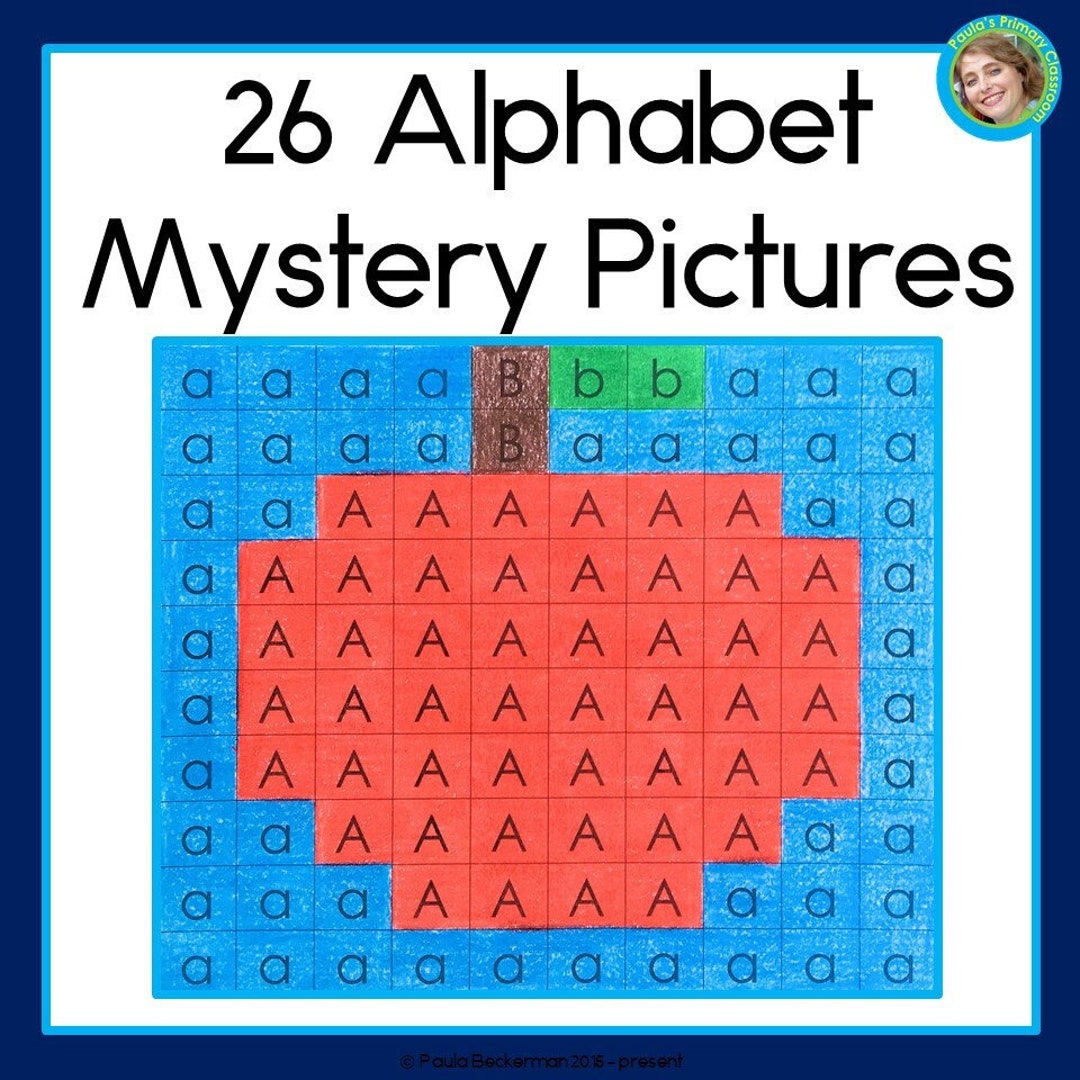Alphabet Mystery Pictures | Color by Letter | Letter Recognition ...
