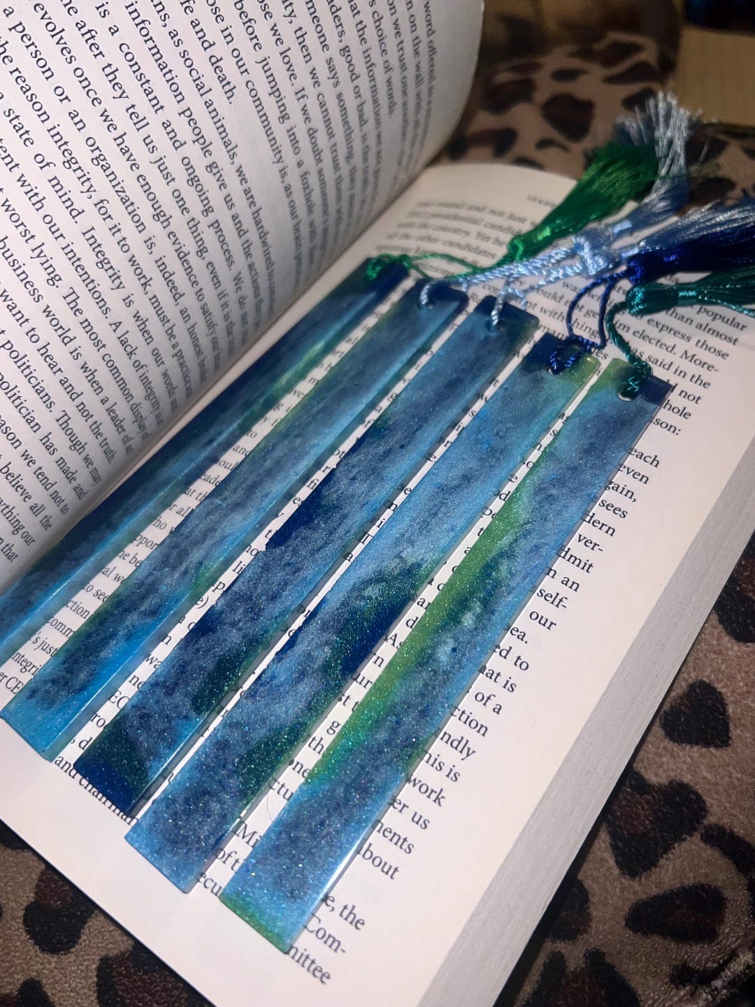 Bookmark - Bookmarker - Tassel Bookmarks - Resin Bookmarks - Bookmark ...