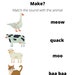 Farm Animal Preschool Activity Printable - Etsy Canada